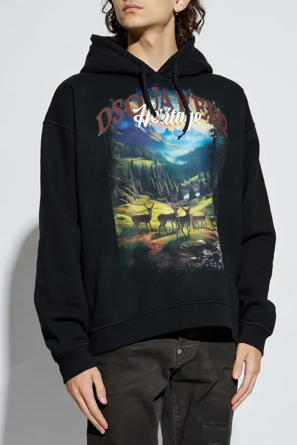 Dsquared2 Logo Sweatshirt - Black
