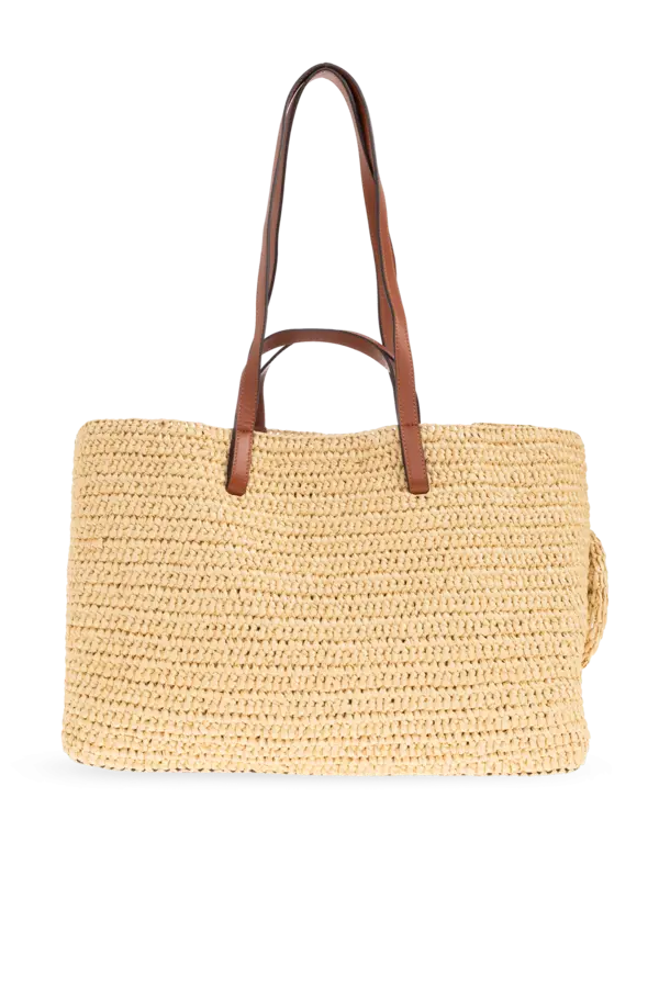 Ulla Johnson Lali Floral Shopper Bag - Beige