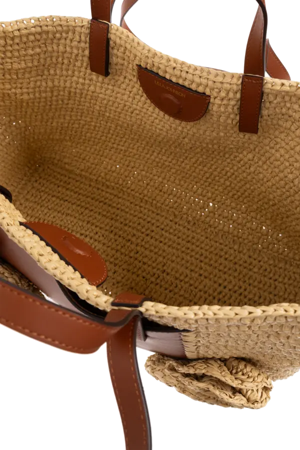 Ulla Johnson Lali Floral Shopper Bag - Beige