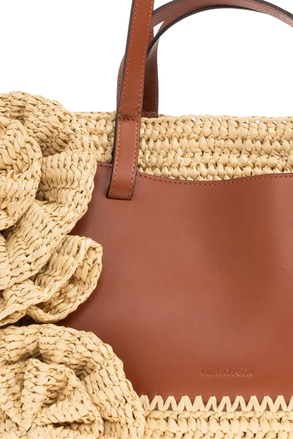 Ulla Johnson Lali Floral Shopper Bag - Beige