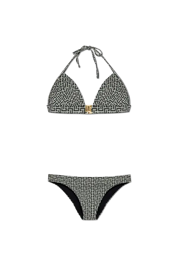 Balmain Two-piece Bikini Set - Black