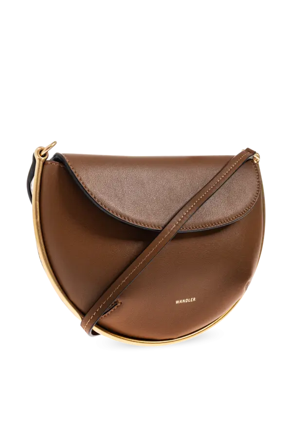 WANDLER Kate Mini Shoulder Bag - Brown