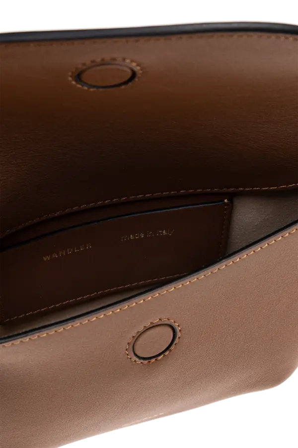 WANDLER Kate Mini Shoulder Bag - Brown