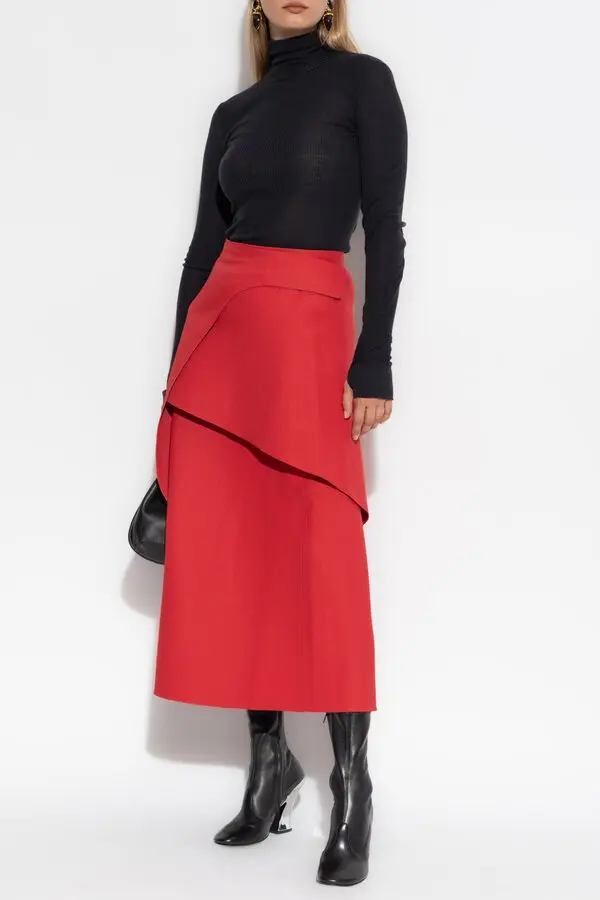 Tory Burch Asymmetrical Midi Skirt