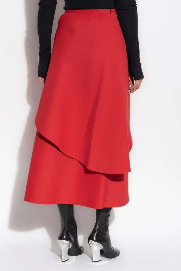 Tory Burch Asymmetrical Midi Skirt