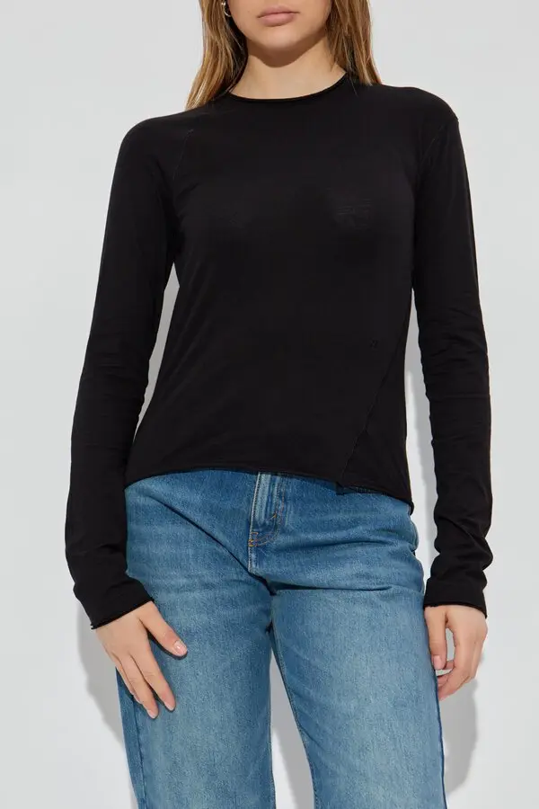 Helmut Lang Embroidered Logo Top