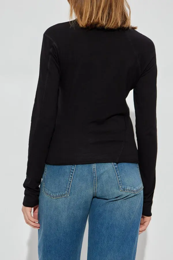 Helmut Lang Embroidered Logo Top