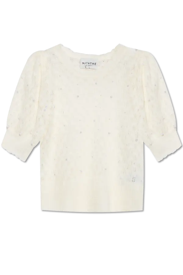 Munthe Popta Knit Top - Cream