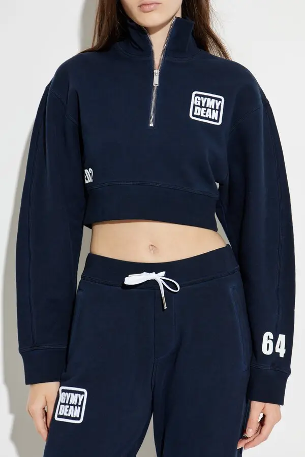 Dsquared2 High-neck Fitted Sweatshirt