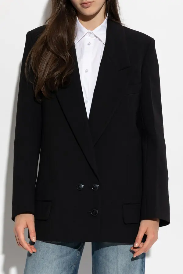 Victoria Beckham Double-breasted Blazer - Black