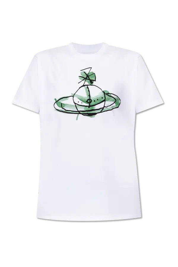 VIVIENNE WESTWOOD Logo T-shirt - White