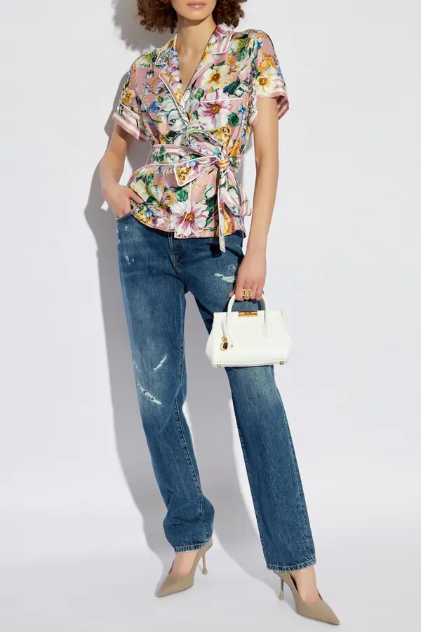 Dolce & Gabbana Floral Silk Shirt