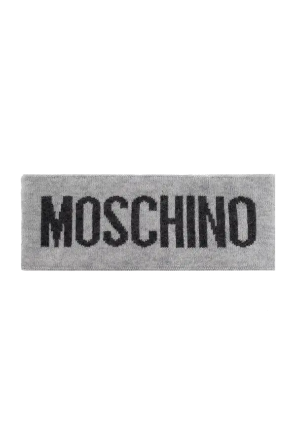 Moschino Logo Headband - Grey