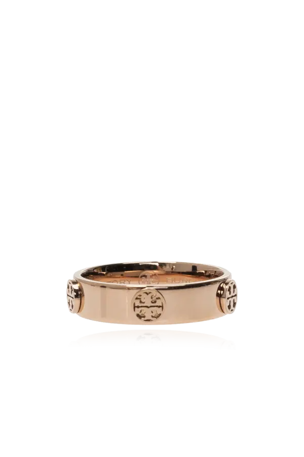 Tory Burch Logo-embossed Ring - Gold