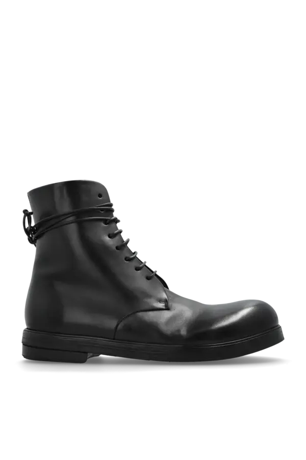 Marsèll Leather Ankle Boots - Black