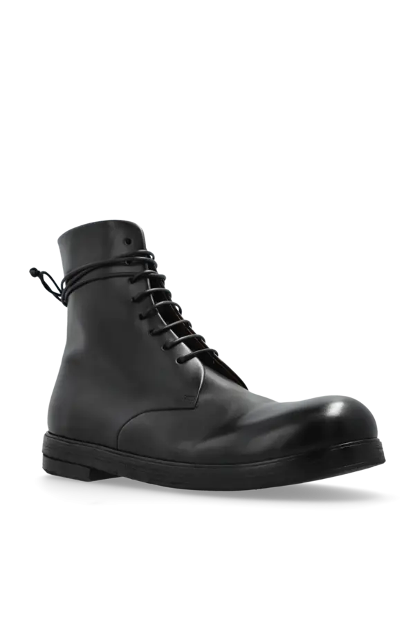 Marsèll Leather Ankle Boots - Black