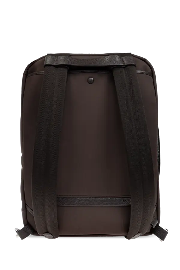 Giorgio Armani Logo Backpack - Brown