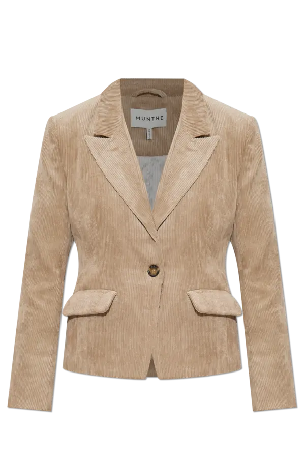 Munthe Lawo Corduroy Blazer - Beige