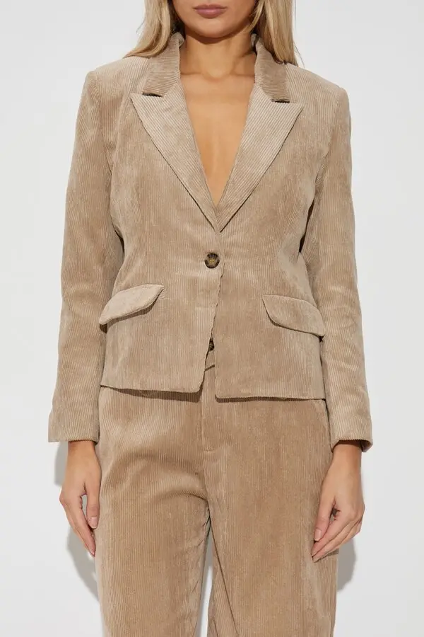 Munthe Lawo Corduroy Blazer - Beige