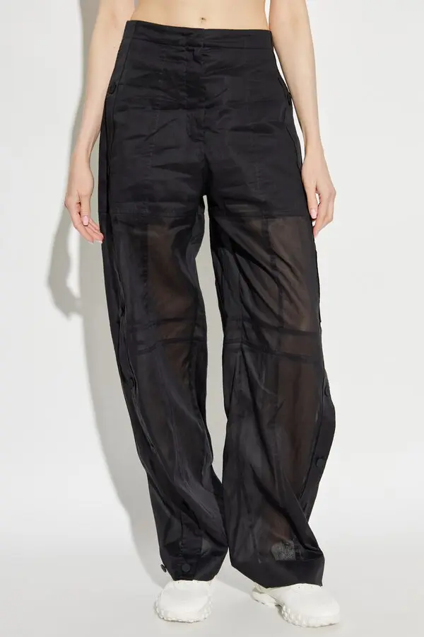 JIL SANDER Trousers With Fastenings