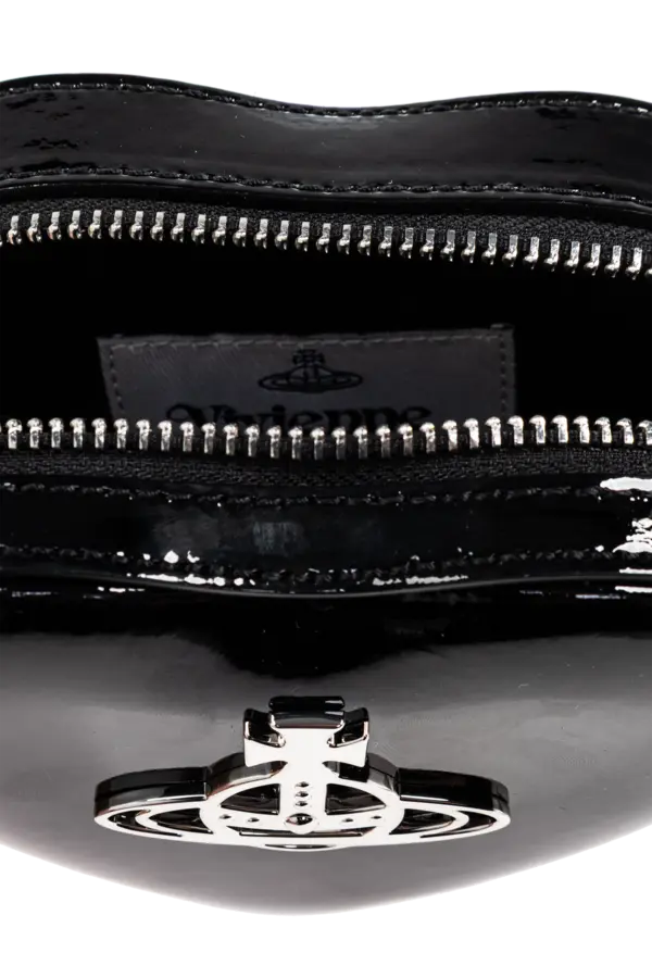 VIVIENNE WESTWOOD Heart-shaped Shoulder Bag - Black