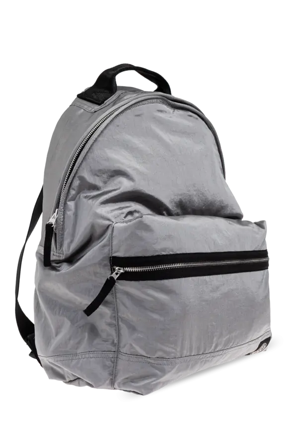 Stone Island Backpack With Logo - Grey