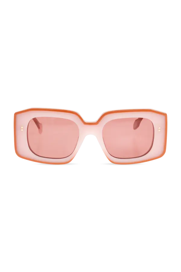 JW Anderson Rectangular Sunglasses - Pink
