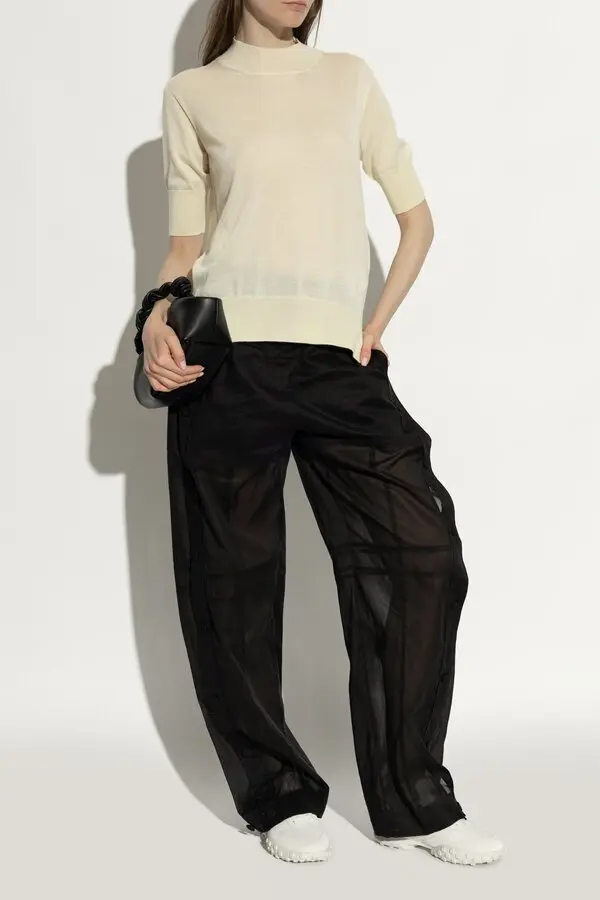 JIL SANDER Low-top Leather Sneakers