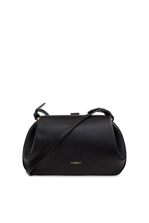 Yuzefi Oyster Mini Shoulder Bag - Black