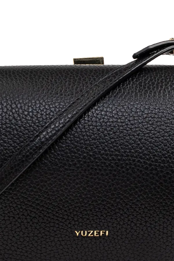 Yuzefi Oyster Mini Shoulder Bag - Black