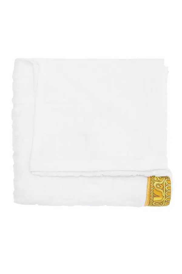 Versace Cotton Towel - White
