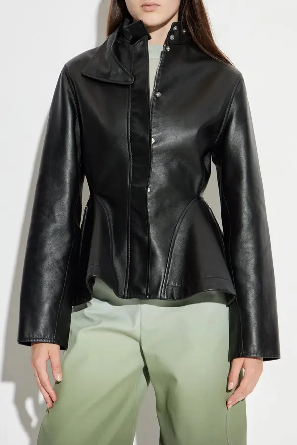 Alaïa Leather Jacket - Black