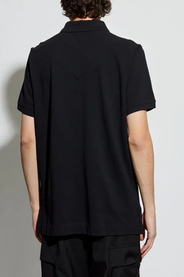 Canada Goose Polo With Logo Patch - Black