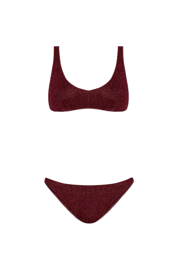 Oseree Two-piece Swimsuit - Burgundy