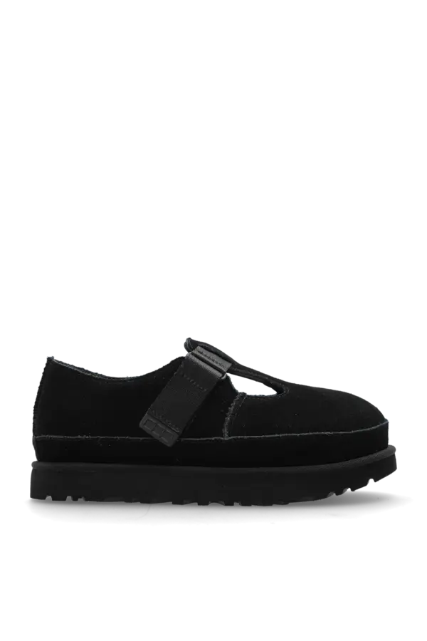 UGG Goldenstar Suede Mary Jane Shoes - Black