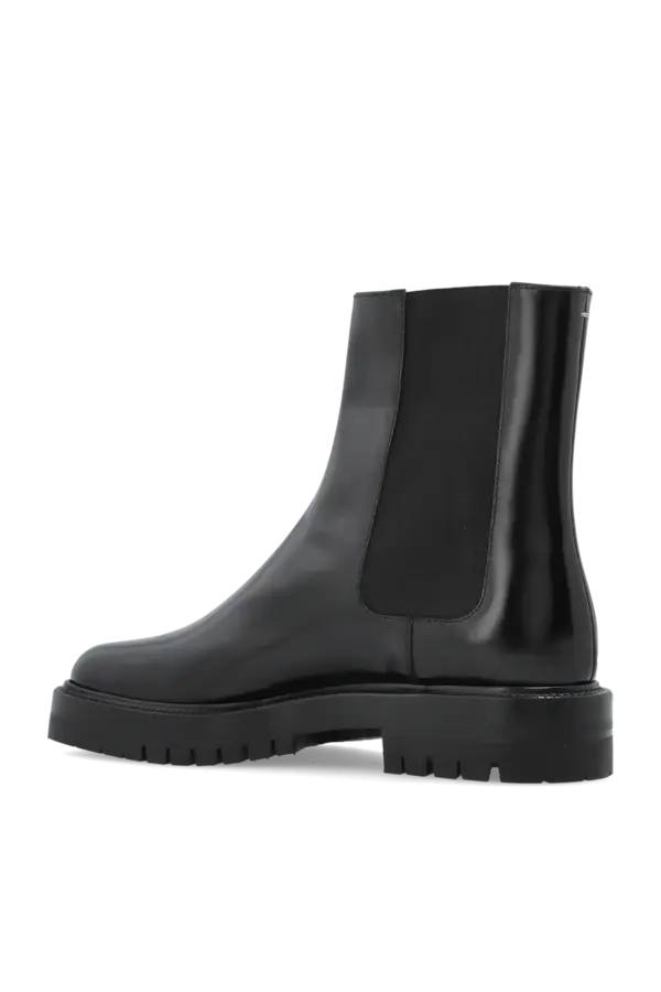 MAISON MARGIELA Patent Leather Chelsea Ankle Boots
