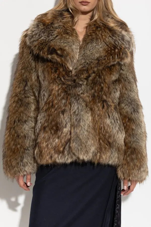 MAISON MARGIELA Faux Fur Jacket