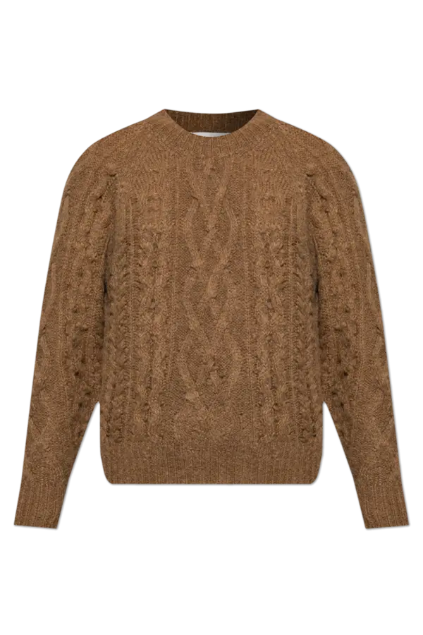 MARANT ETOILE Ysor Cable Knit Sweater - Brown
