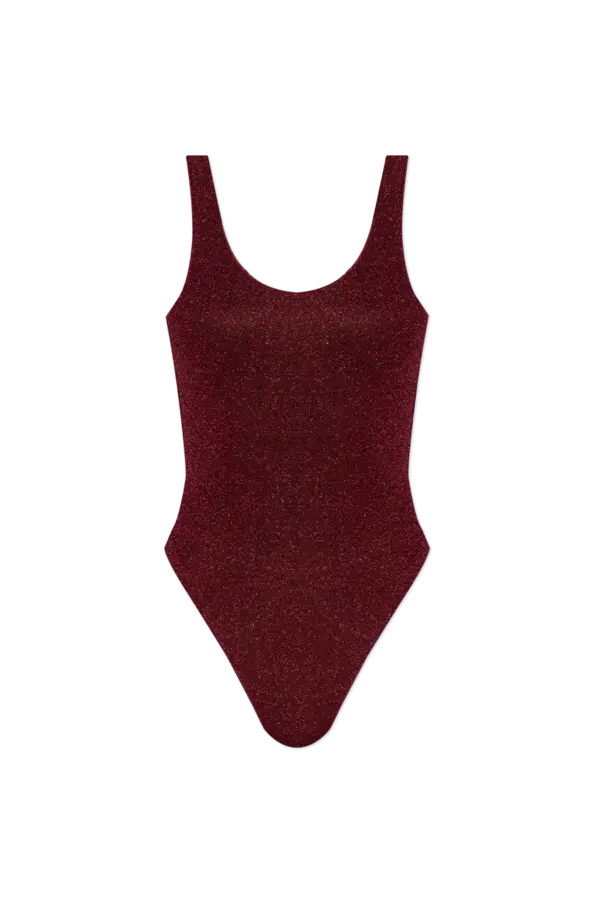 Oseree One-piece Swimsuit - Burgundy