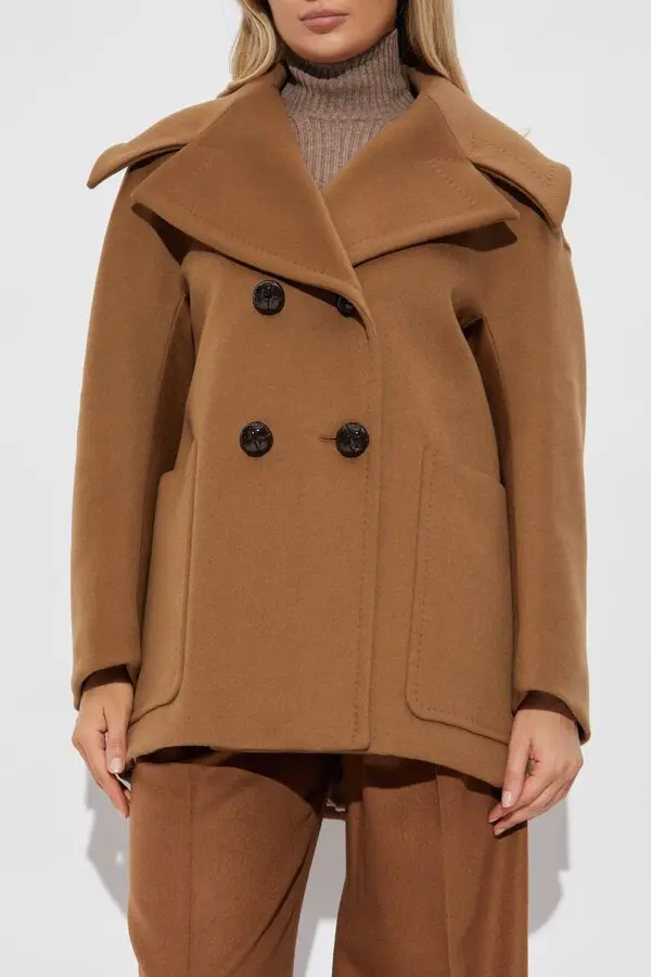 Max Mara Aario Cashmere Coat - Brown
