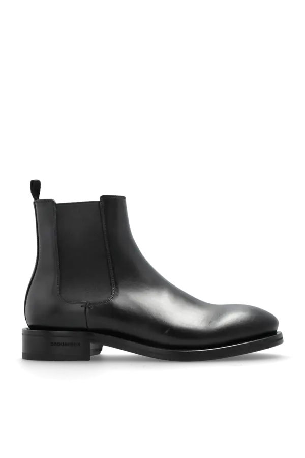 Dsquared2 Leather Ankle Boots