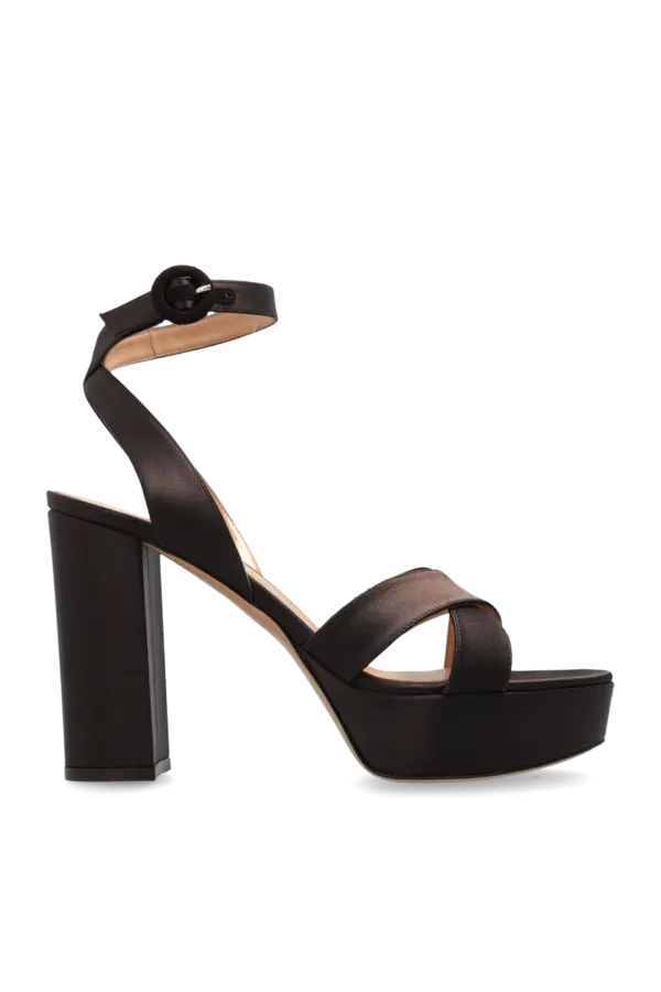 GIANVITO ROSSI Sabrina Platform Sandals - Brown