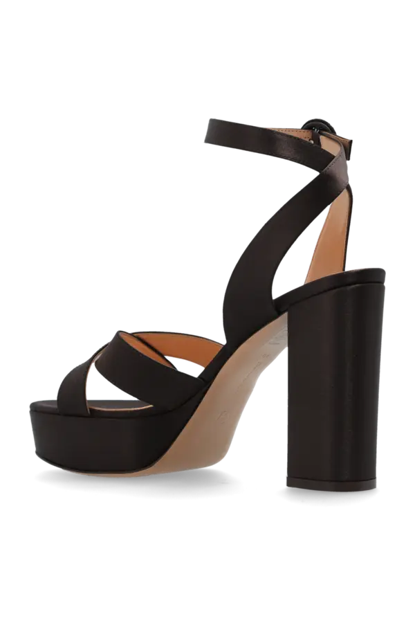 GIANVITO ROSSI Sabrina Platform Sandals - Brown