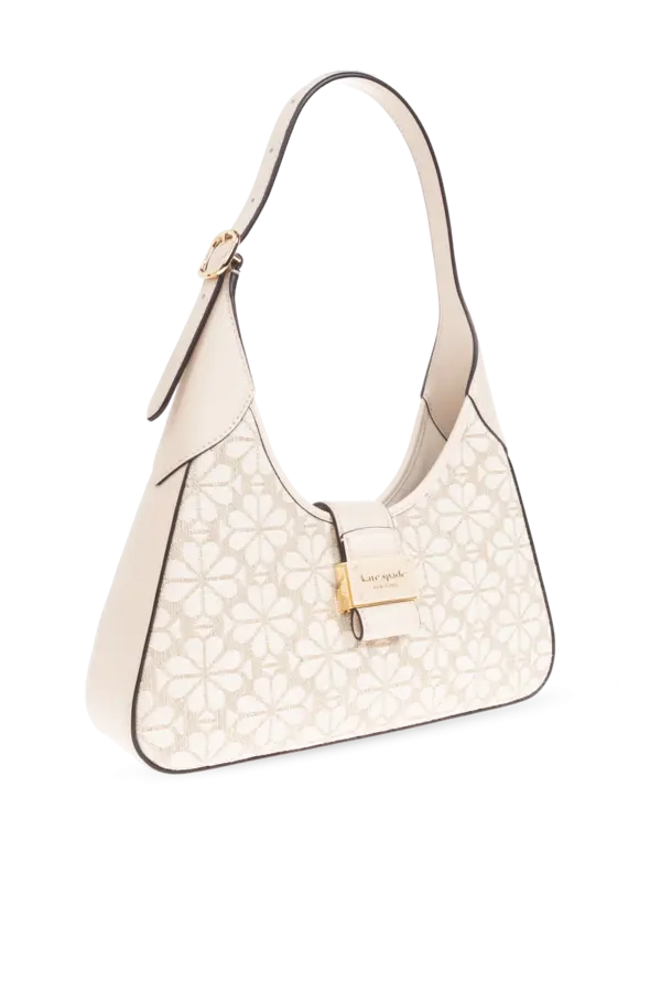 Kate Spade New York Floral Shoulder Bag - Cream
