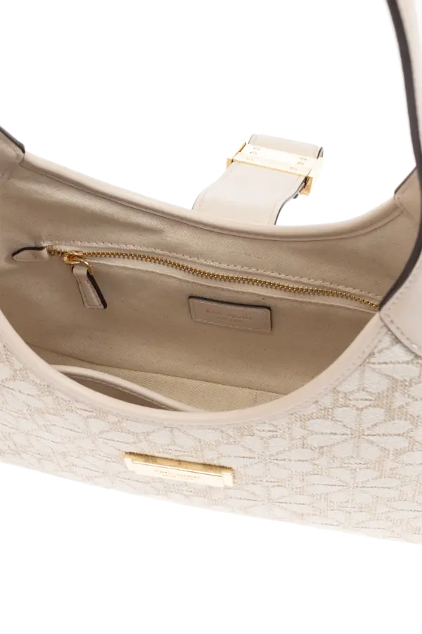 Kate Spade New York Floral Shoulder Bag - Cream
