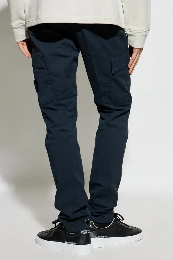 Stone Island Tapered Logo Trousers