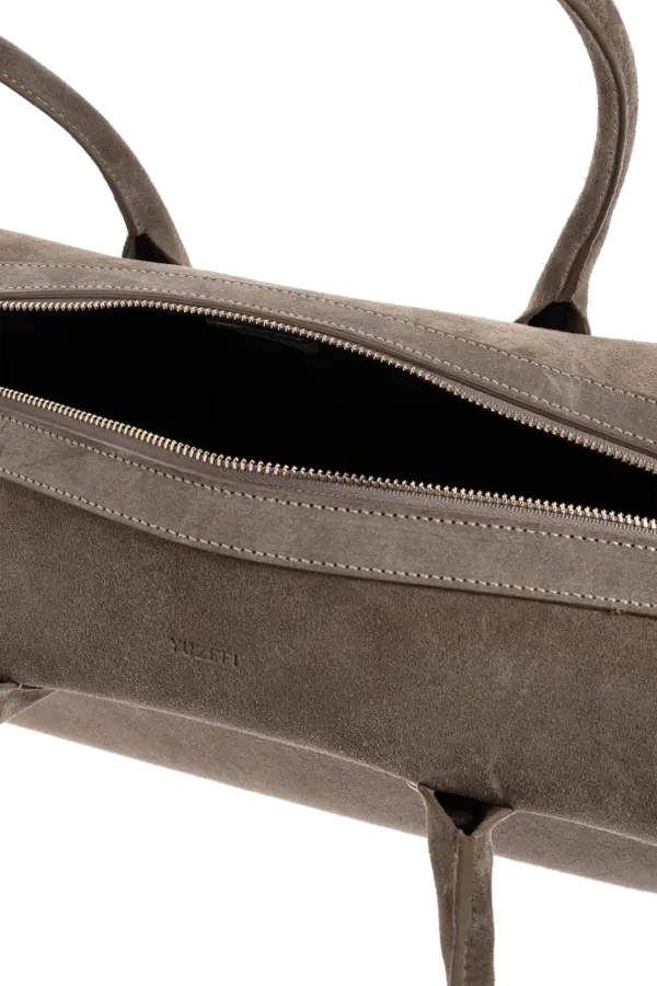 Yuzefi Brioche Duffle Shoulder Bag - Grey