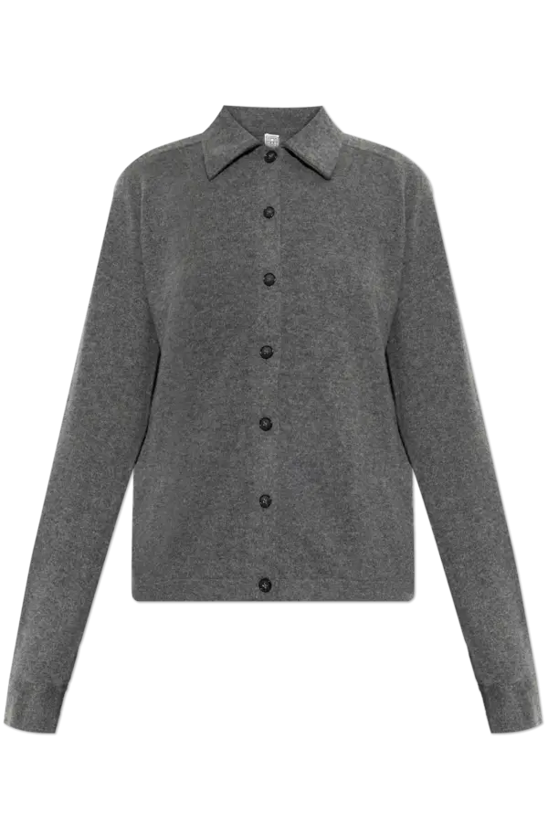 TOTEME Cashmere Cardigan - Grey