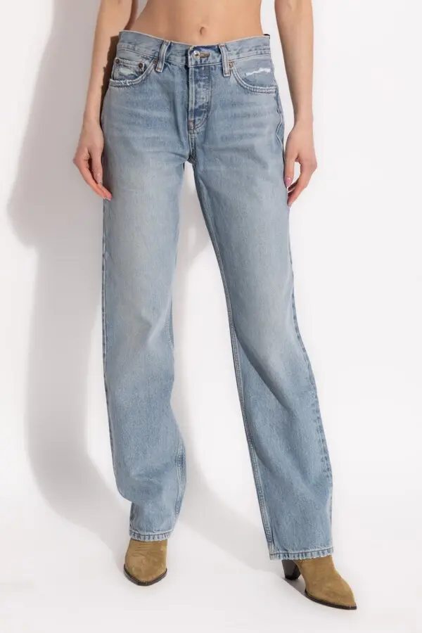 RE/DONE Straight Leg Jeans