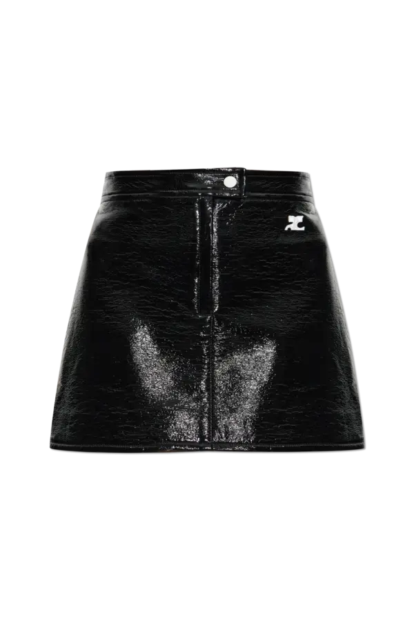 COURREGES Short Skirt - Black